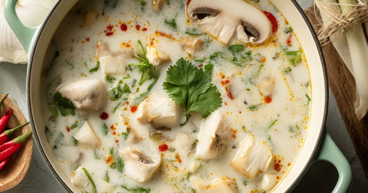 Creamy Coconut Mushroom Soup